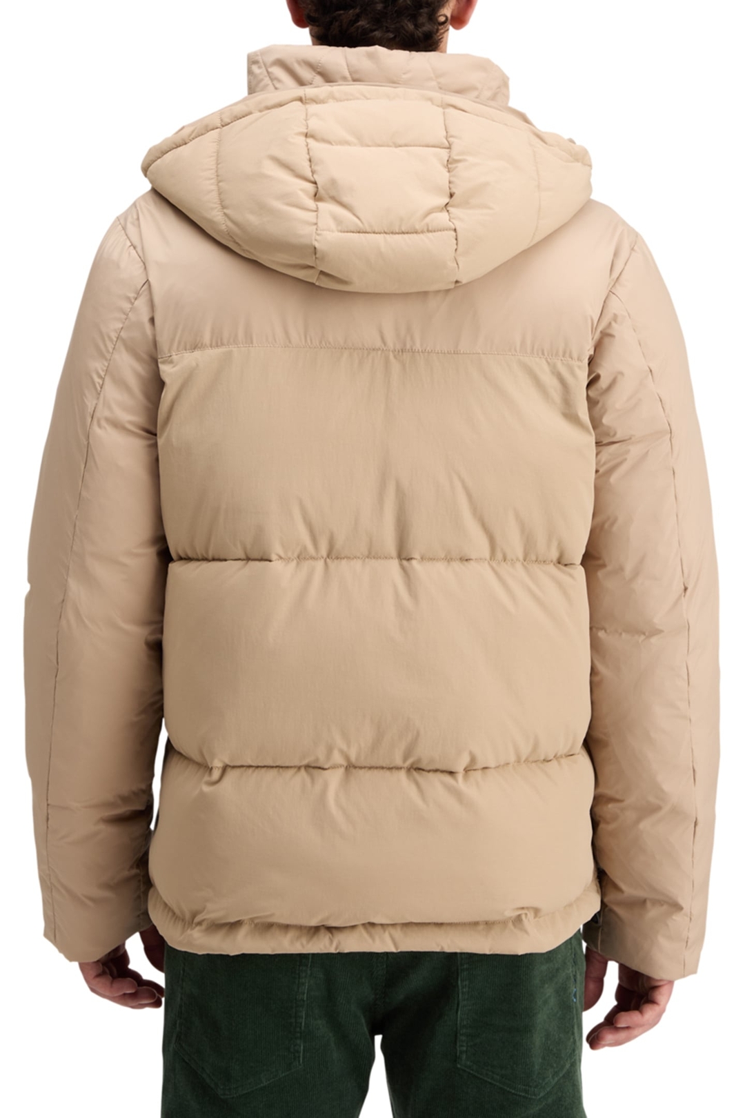 HOODED PUFFER JACKET MOCHA | Online Outlet | Otrium