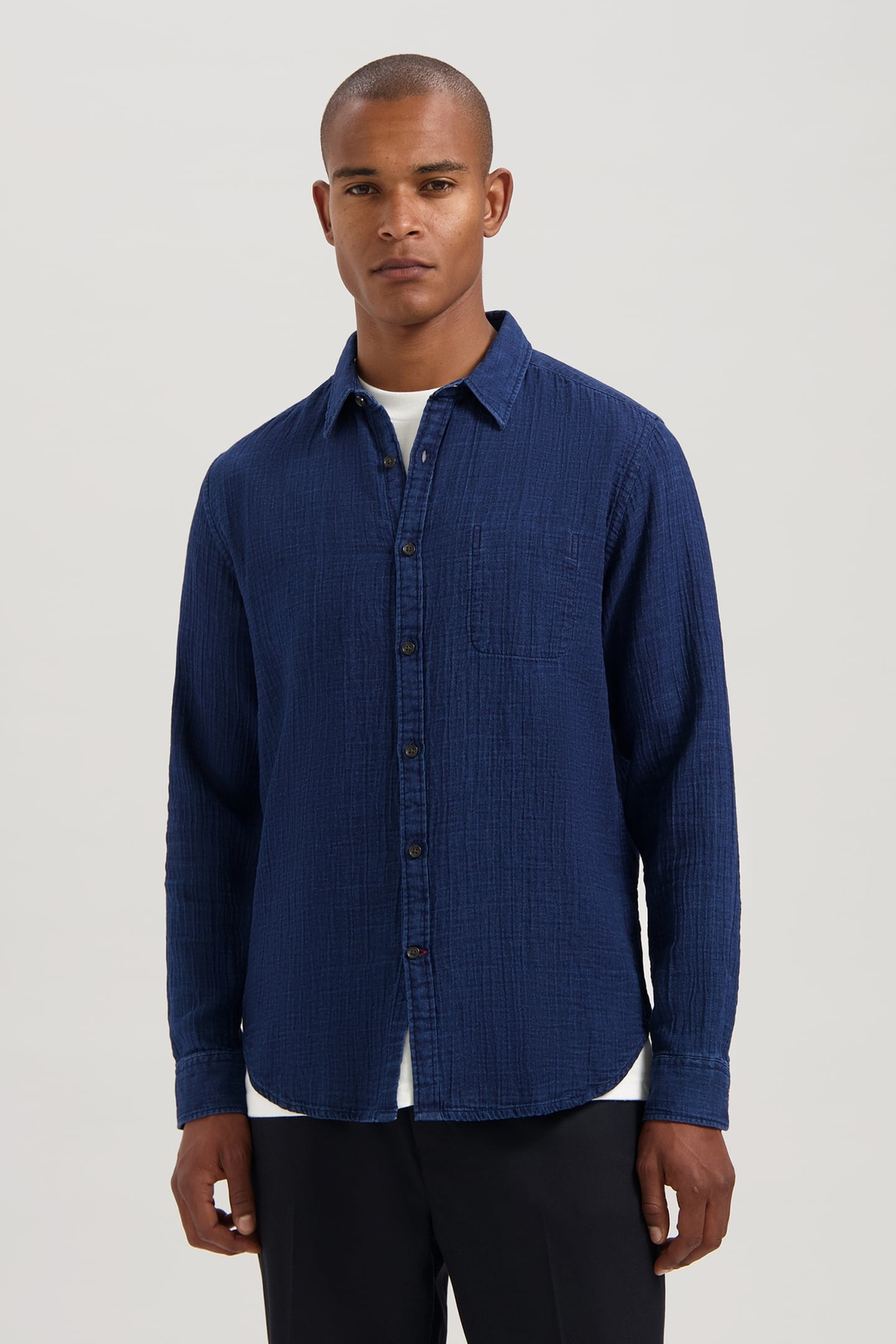 DS_DAVID SHIRT INDIGO | Online Outlet | Otrium